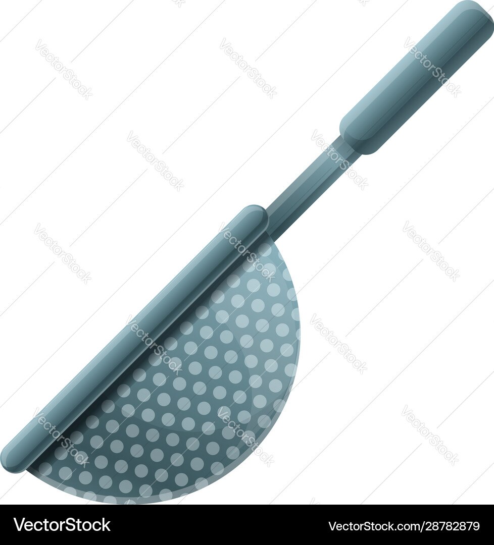 Kitchen sieve icon cartoon style Royalty Free Vector Image