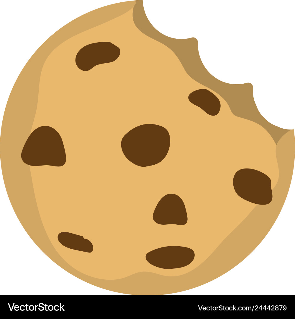 Sweet cookie cartoon Royalty Free Vector Image