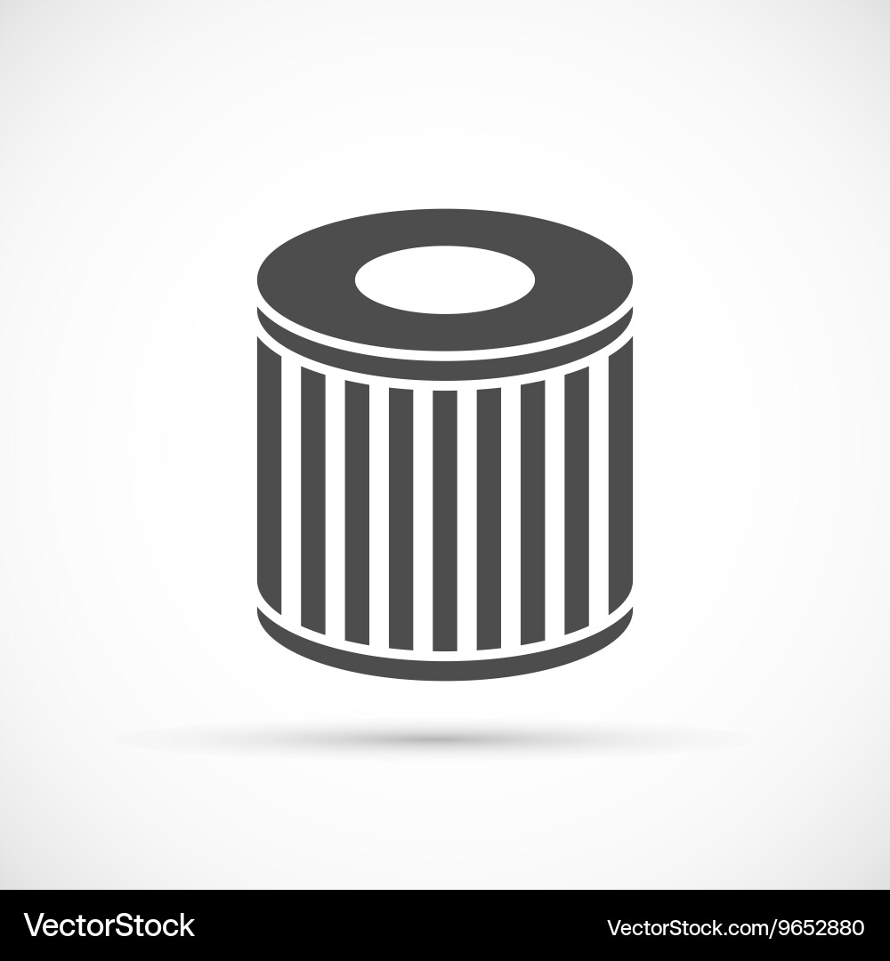 Auto Ölfilter-Symbol Lizenzfreies Vektorbild - VectorStock
