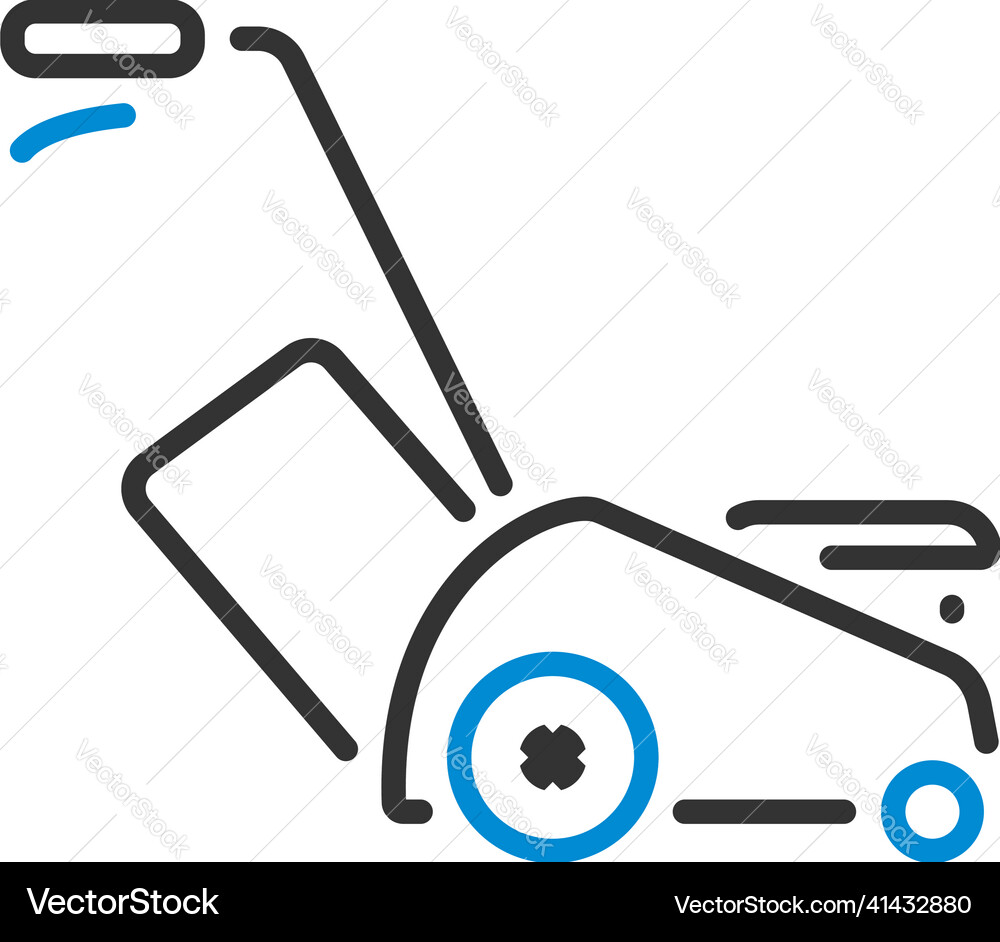 Lawn mower icon Royalty Free Vector Image - VectorStock
