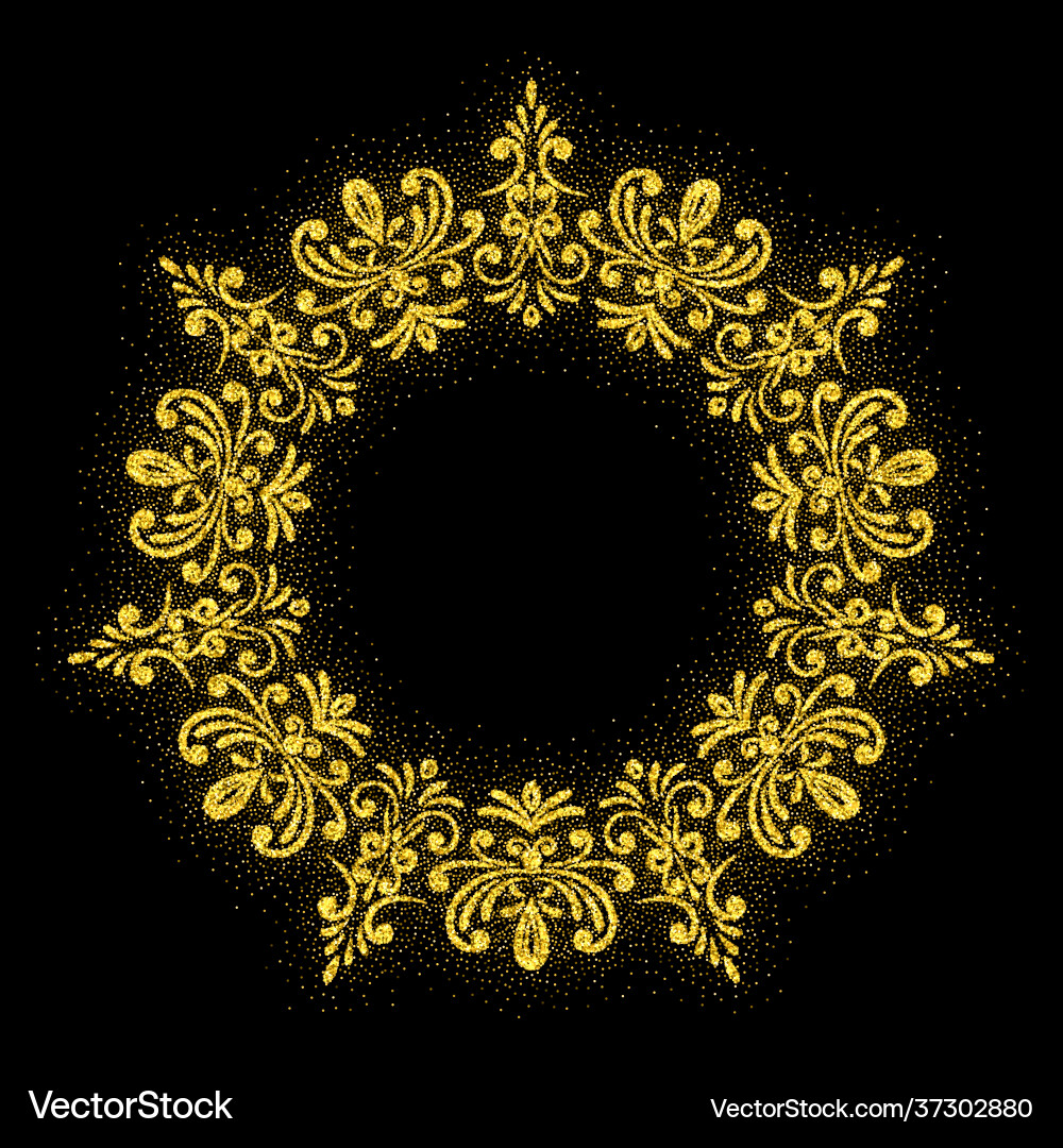 Retro shiny frame or border Royalty Free Vector Image