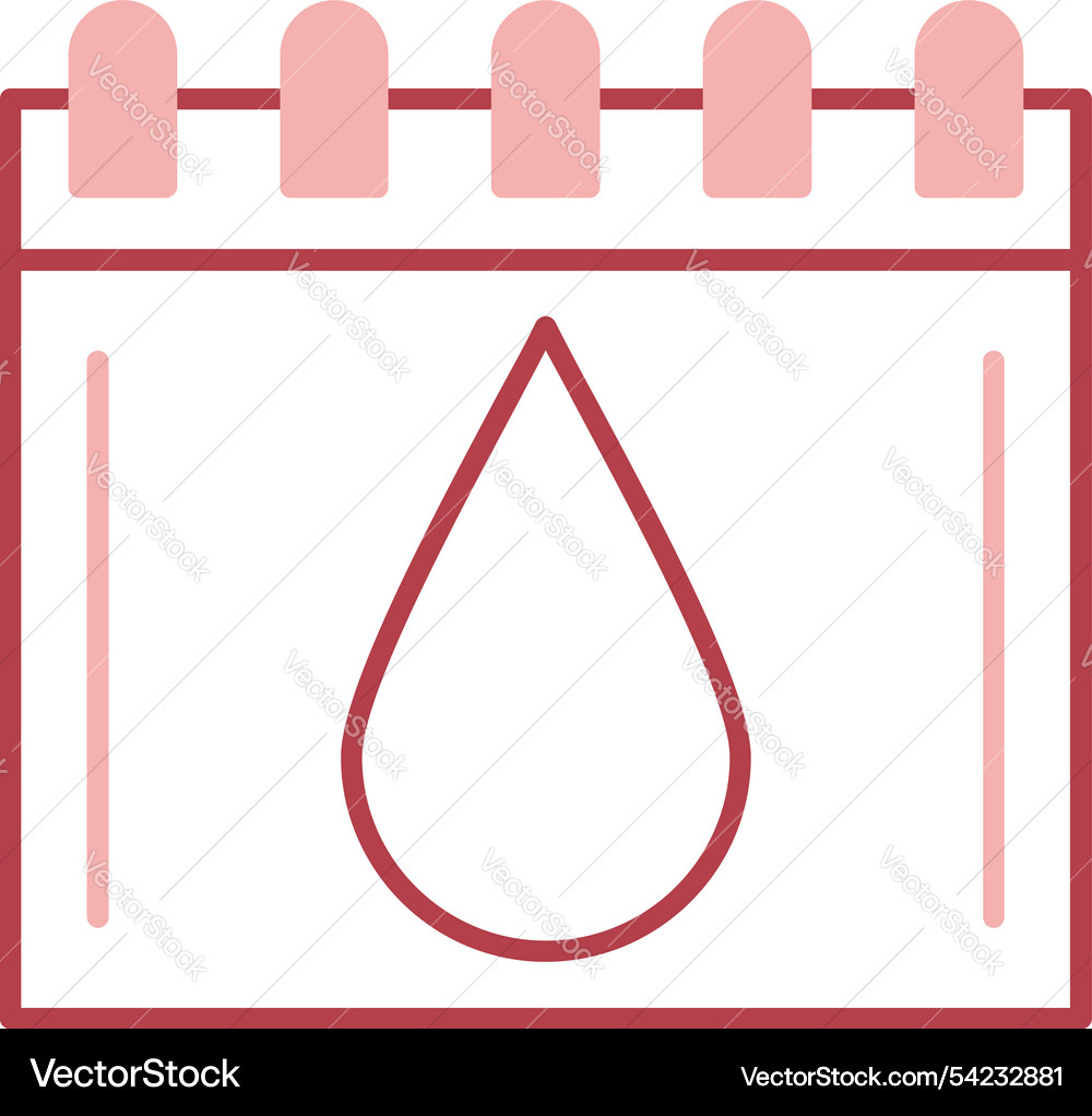 Blood line fill icon Royalty Free Vector Image