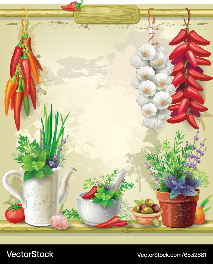 Country still life Royalty Free Vector Image - VectorStock