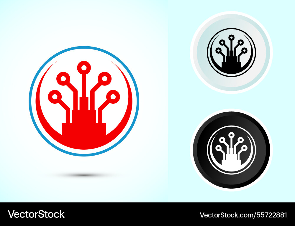 Fiber optic cable icon design electric wire sign Vector Image