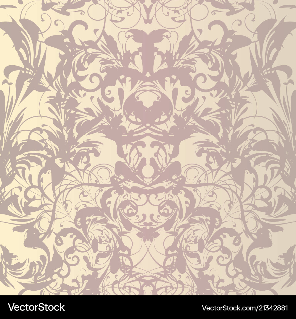 Floral Swirl Pattern Royalty Free Vector Image
