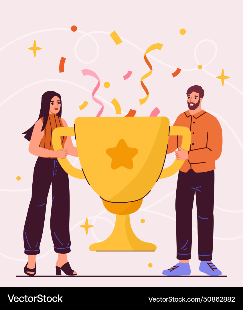 Achieve goals concept Royalty Free Vector Image