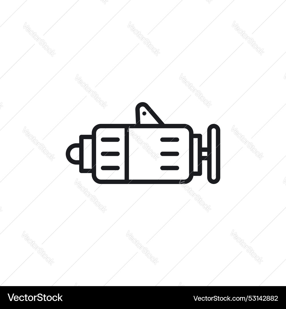 Car alternator icon symbol on white background Vector Image