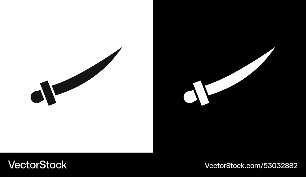 Sabre icon logo set Royalty Free Vector Image - VectorStock