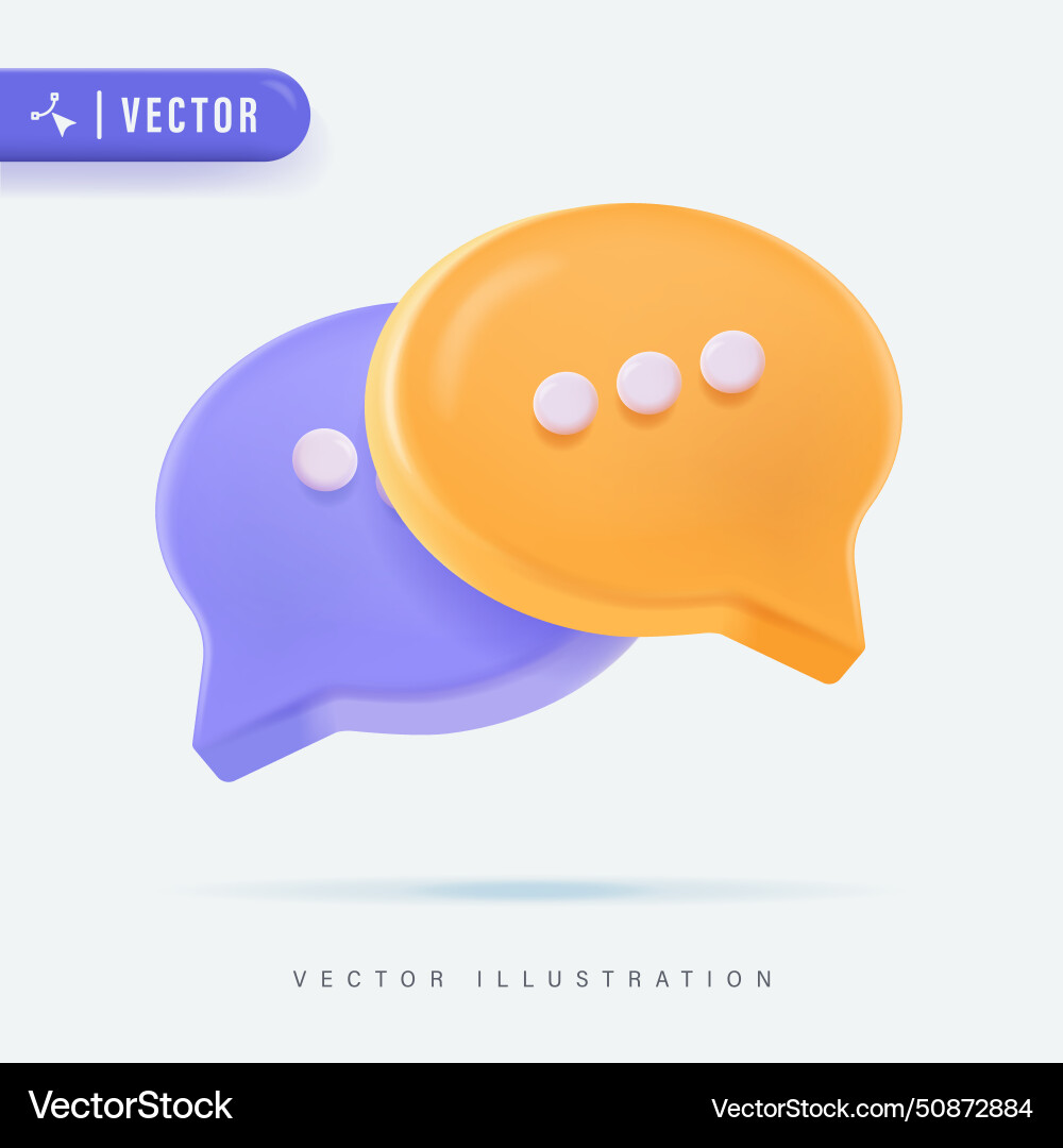Chat bubble Royalty Free Vector Image - VectorStock