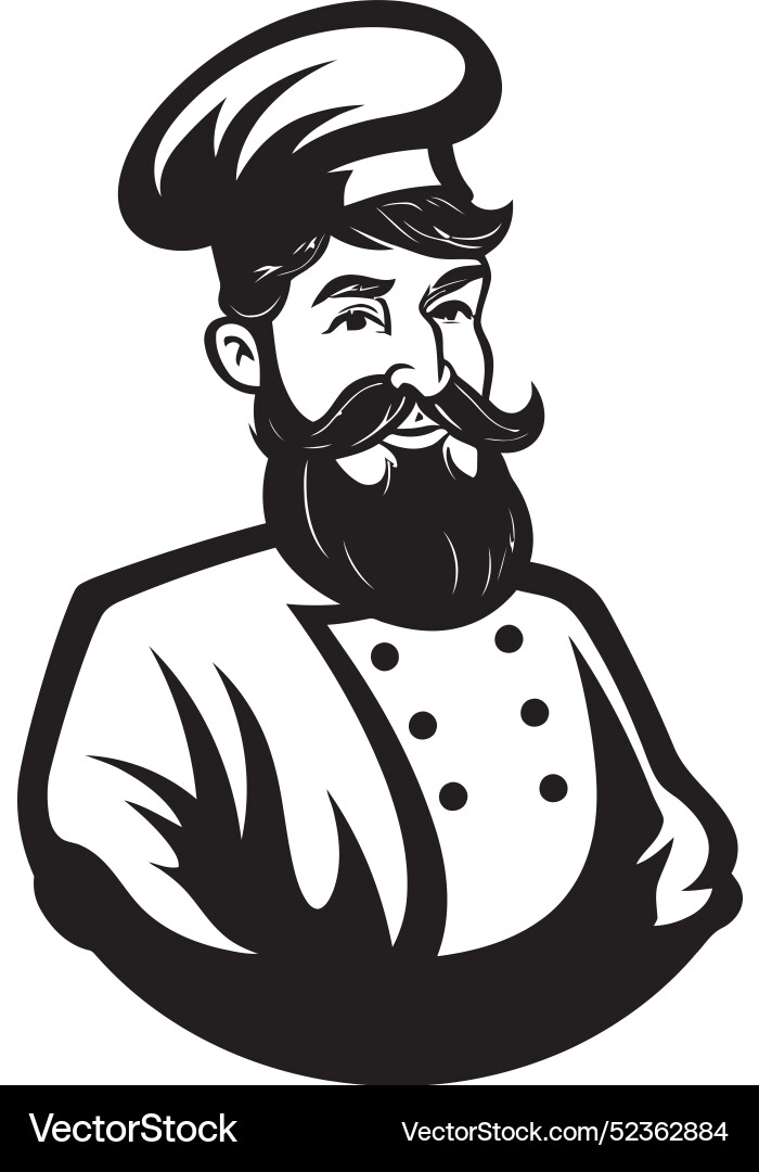 Chef character avatar collectionchef iconic Vector Image