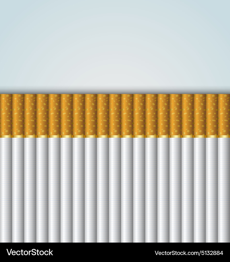 Cigarette background Royalty Free Vector Image