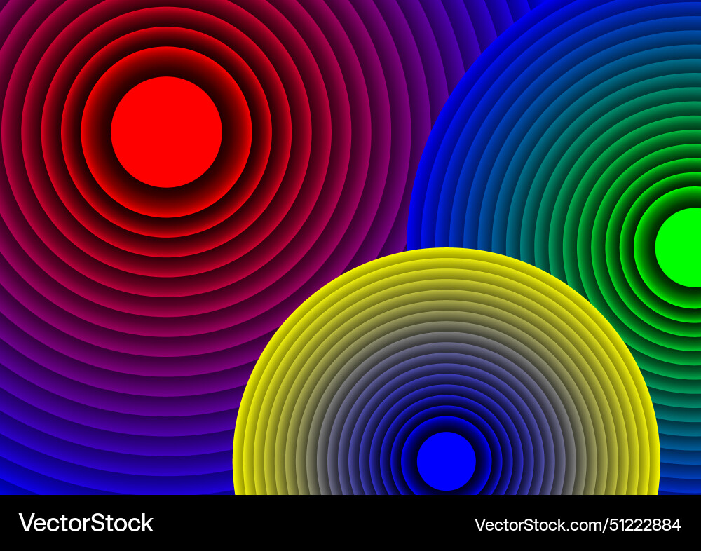 Circle rainbow colorful background Royalty Free Vector Image