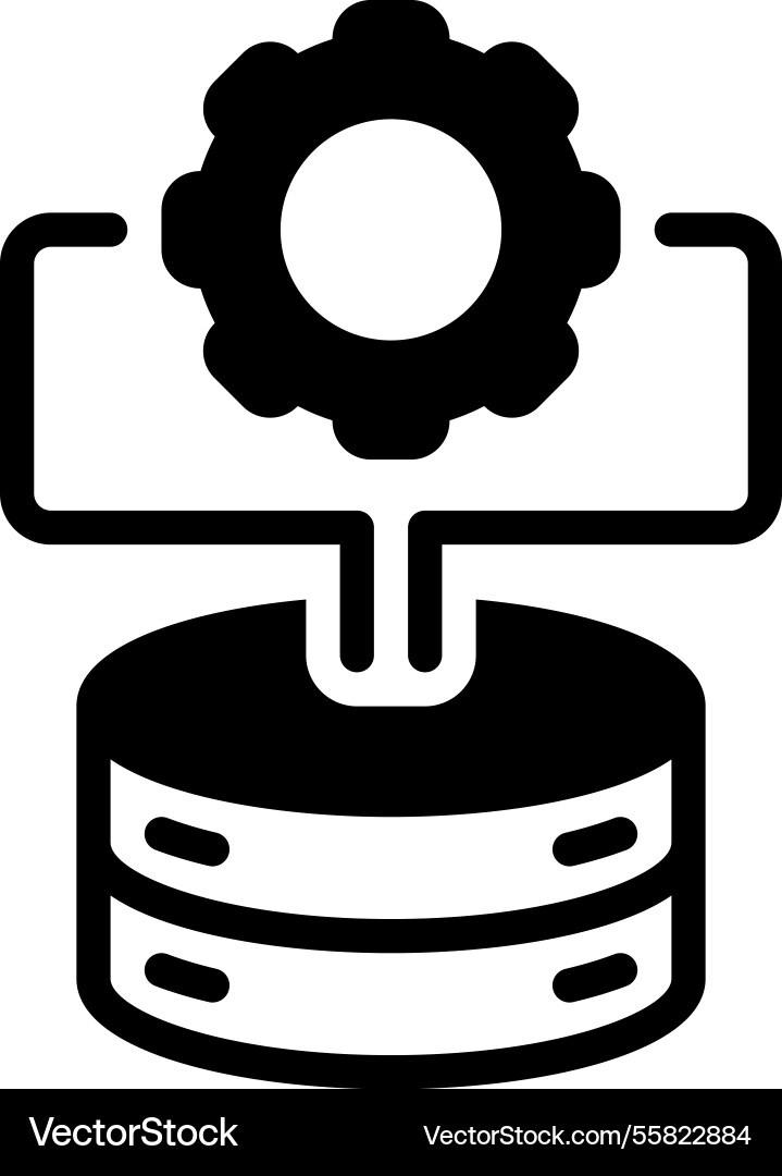 Data base Royalty Free Vector Image - VectorStock