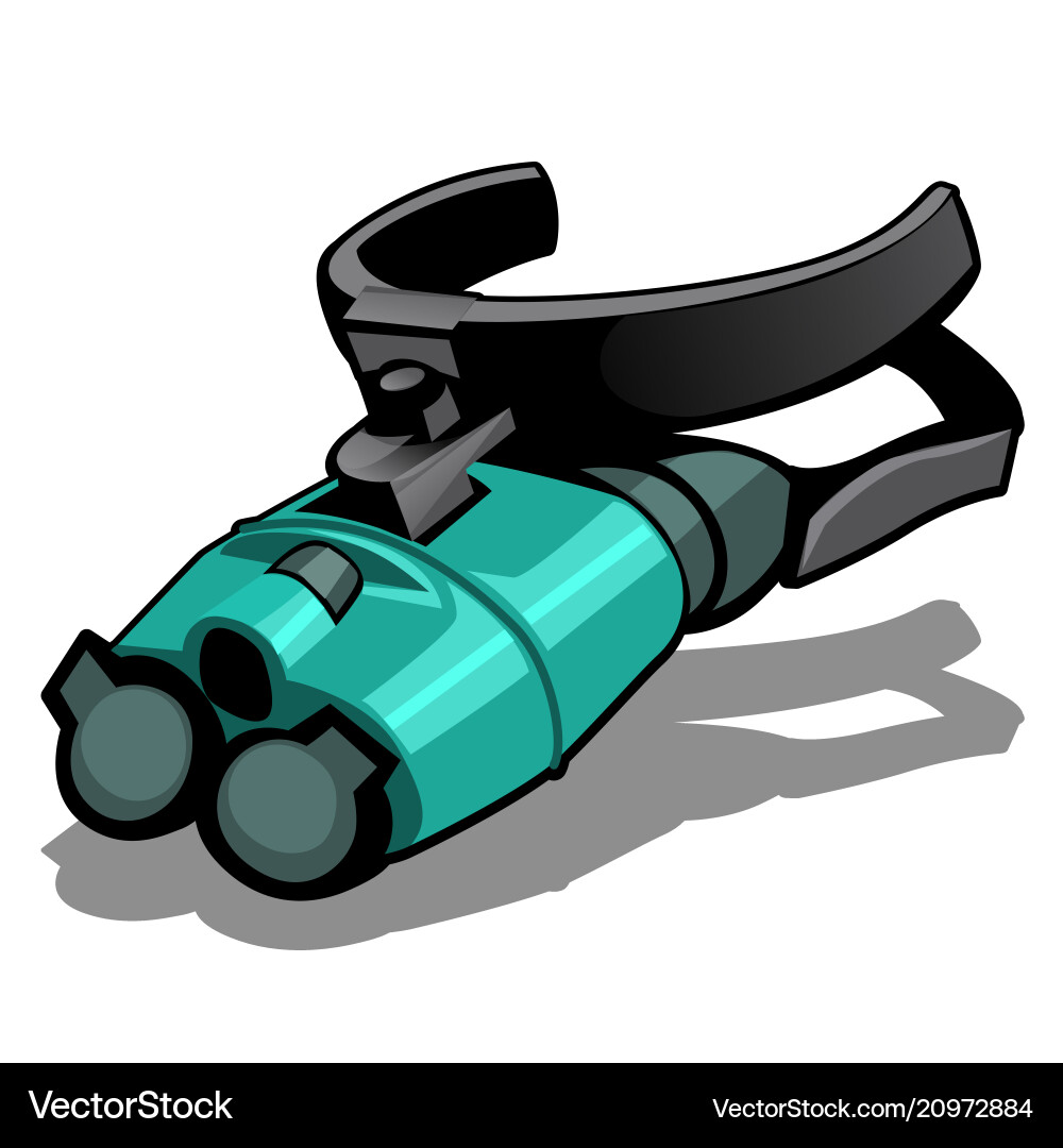 Night vision goggles isolated on a white Vector Image