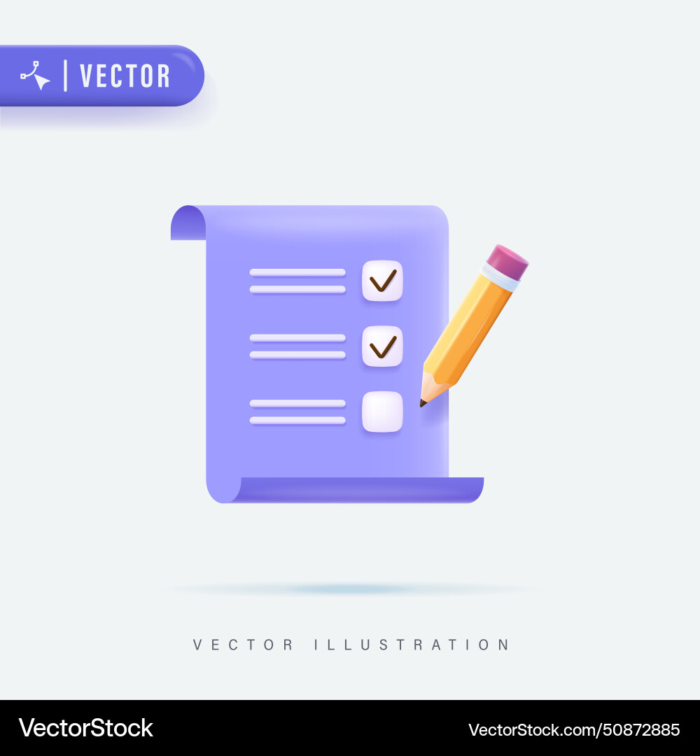 Check list Royalty Free Vector Image - VectorStock