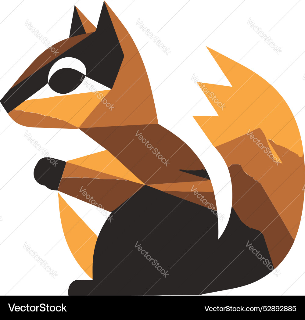 Chipmunk logo for desktop Royalty Free Vector Image