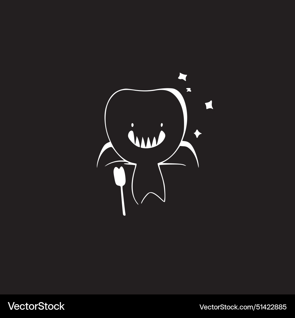 Tooth fairy - high quality logo - ideal for Vector Image