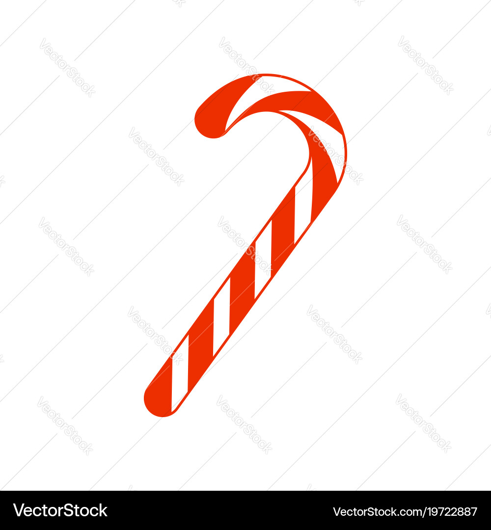 Christmas candy cane Royalty Free Vector Image