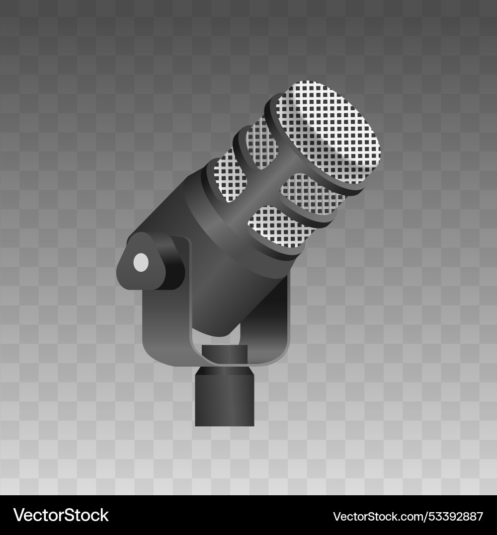 Professional studio microphone icon suitable Vector Image