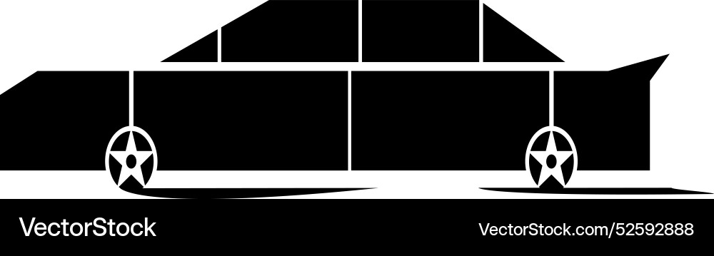 Car silhouette - sleek vehicle design Royalty Free Vector