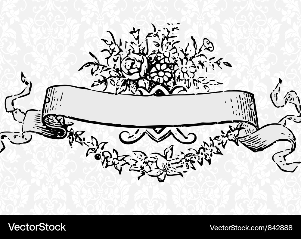 Victorian scroll Royalty Free Vector Image - VectorStock