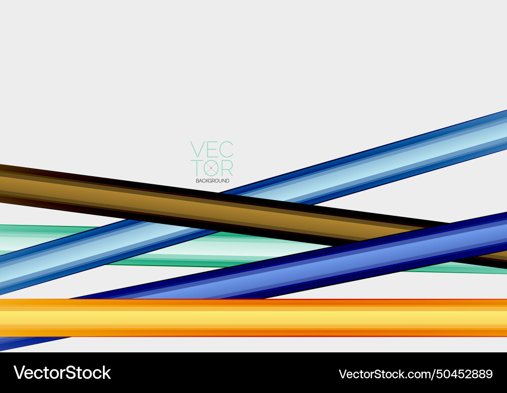 Abstract color straight lines background Vector Image
