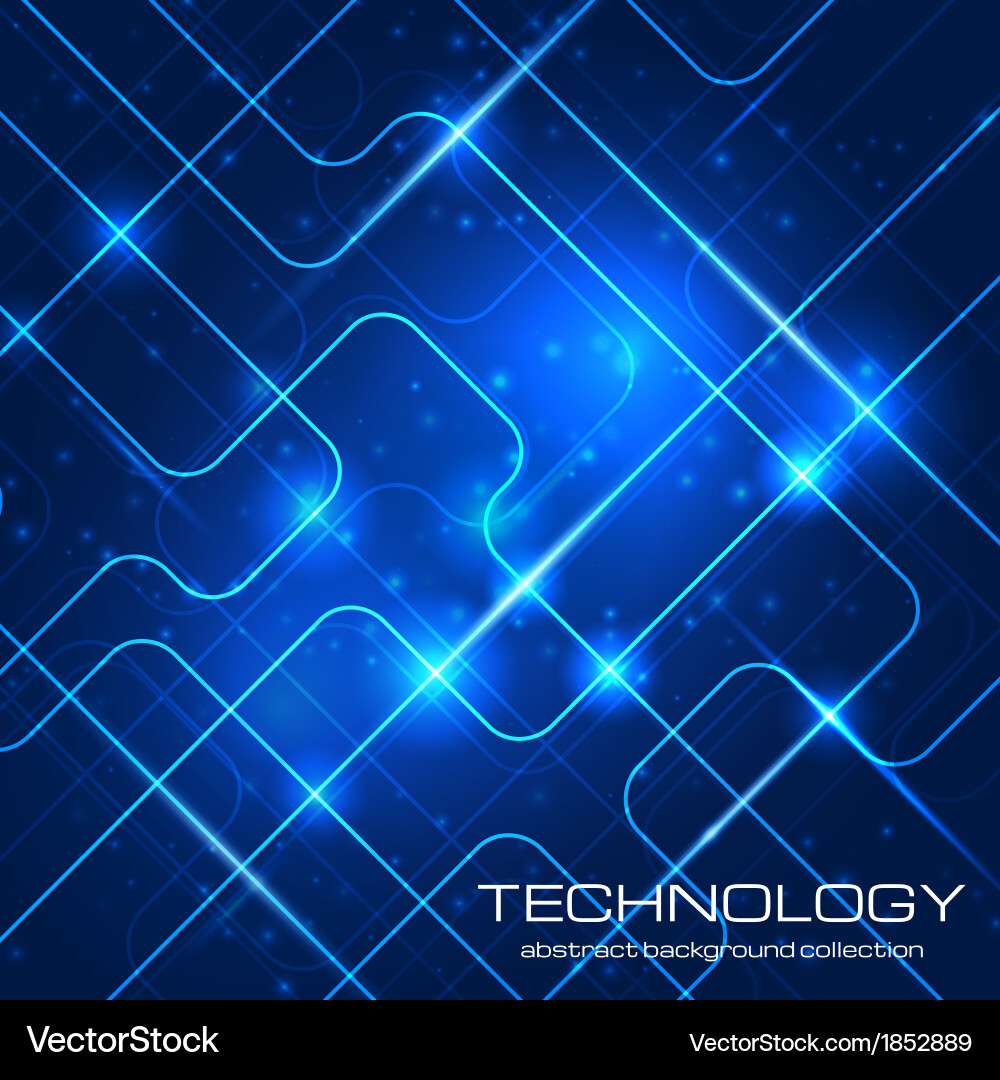 Bright technology background Royalty Free Vector Image