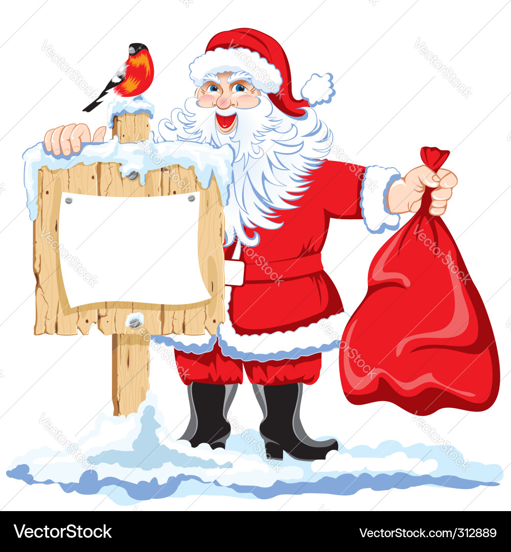Santa claus Royalty Free Vector Image - VectorStock