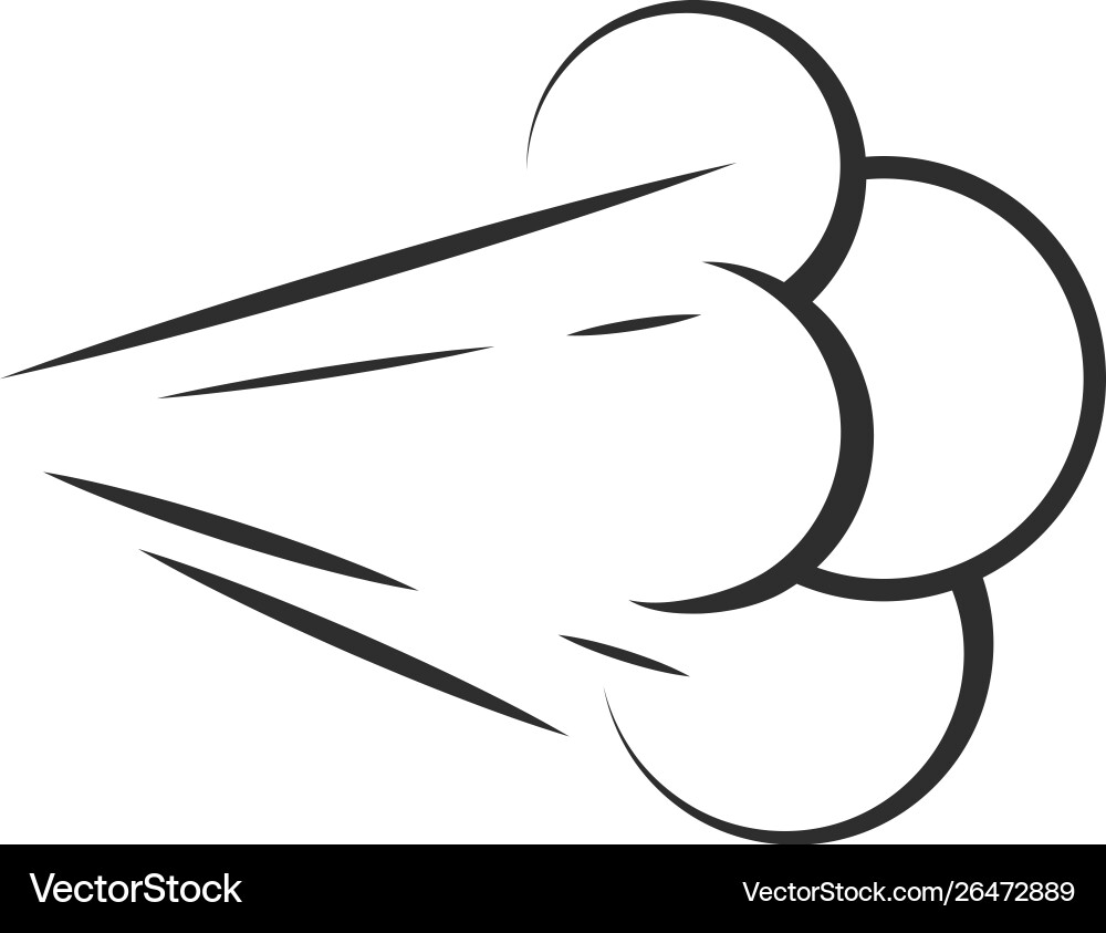 Spray black icon cloud or decoration air Vector Image