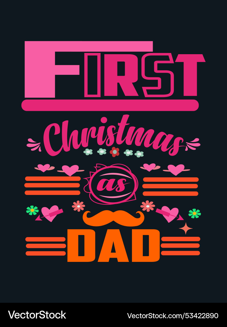First christmas day Royalty Free Vector Image - VectorStock