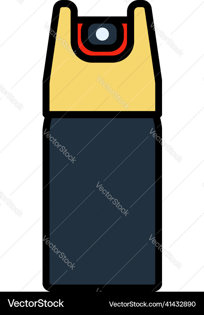 Pepper spray icon Royalty Free Vector Image - VectorStock