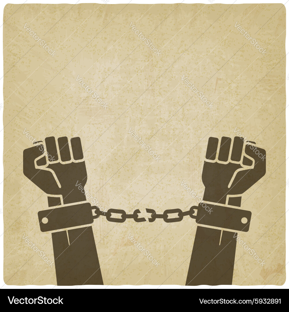 Breaking Chains Hands Vector Images (over 690)