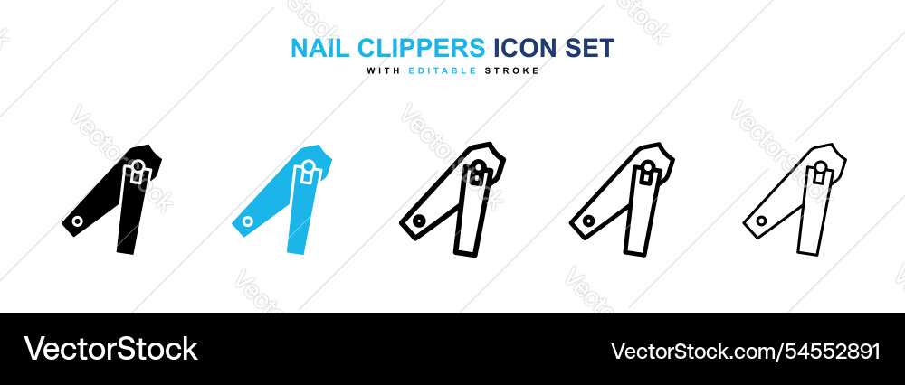 Nail clippers icon Royalty Free Vector Image - VectorStock