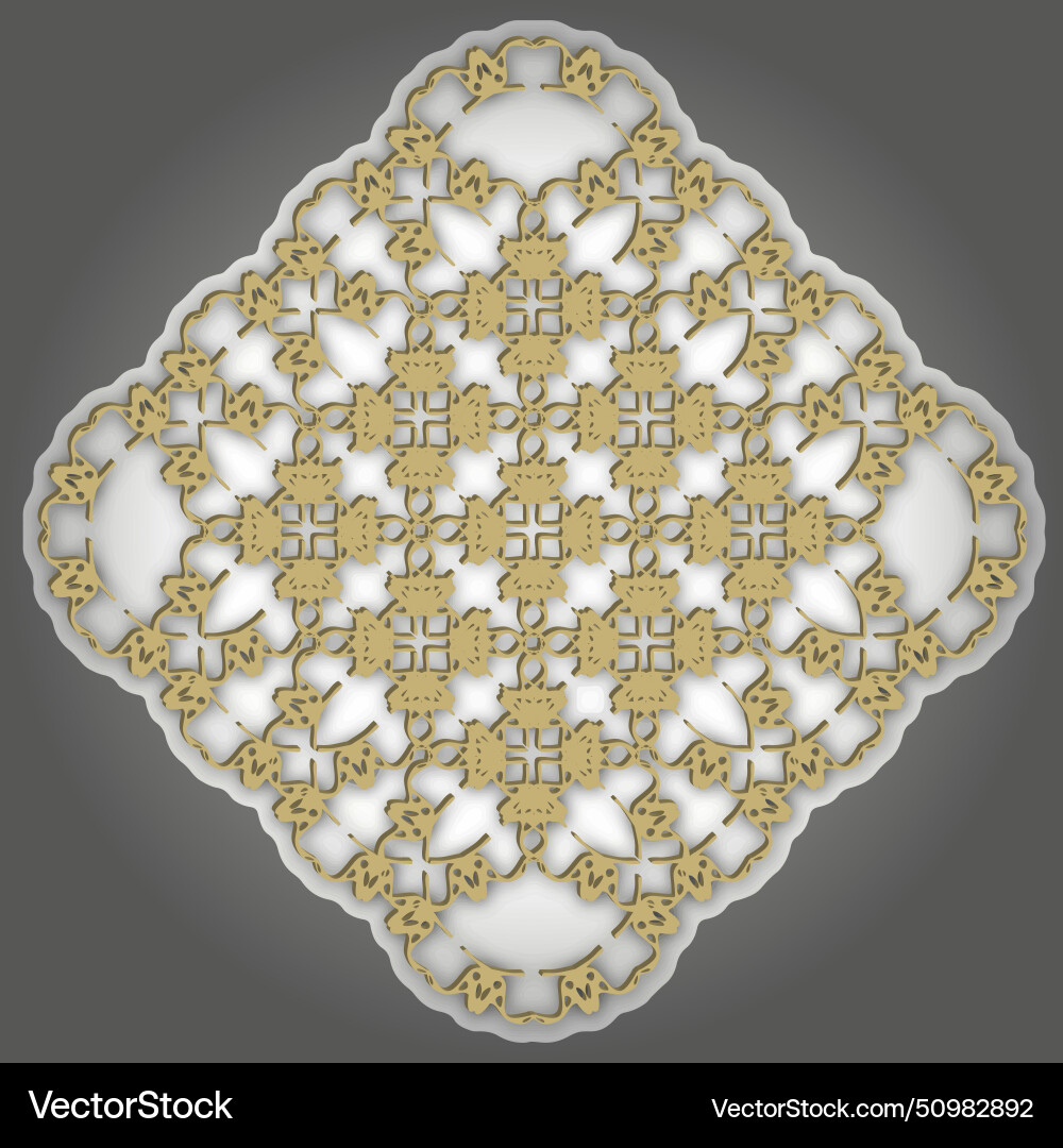 Elegant monogram design Royalty Free Vector Image