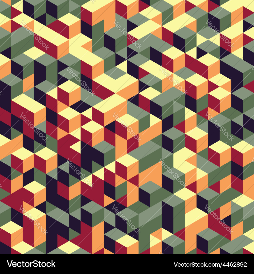 Geometric Mosaic Background Royalty Free Vector Image