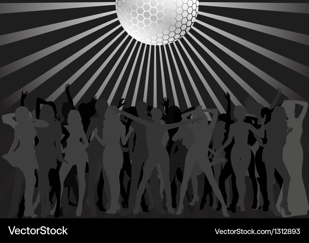 Dancing people Royalty Free Vector Image - VectorStock