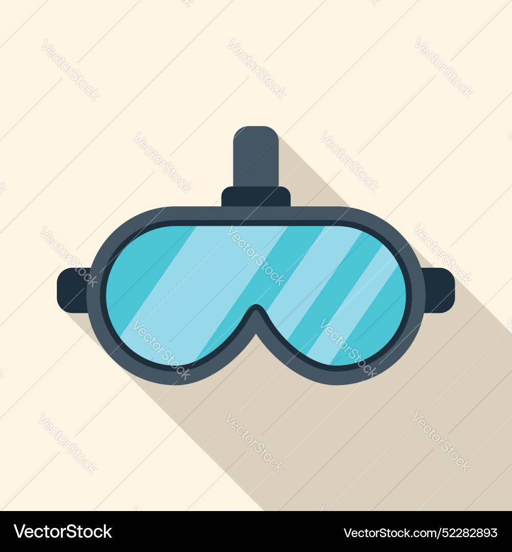 Diving mask with snorkel for exploring underwater Vector Image