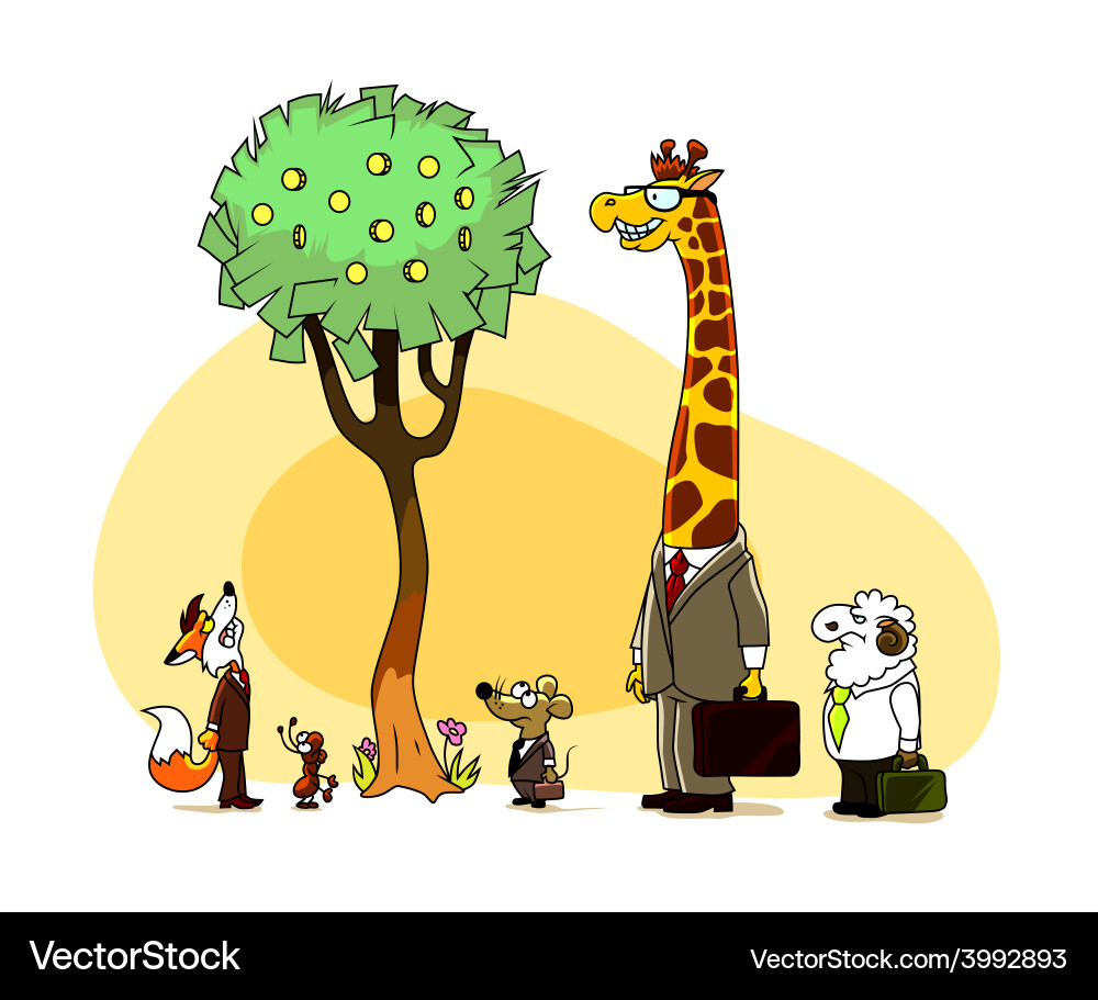 Prudence and superiority Royalty Free Vector Image