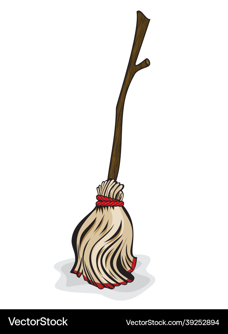 Broom Royalty Free Vector Image - VectorStock