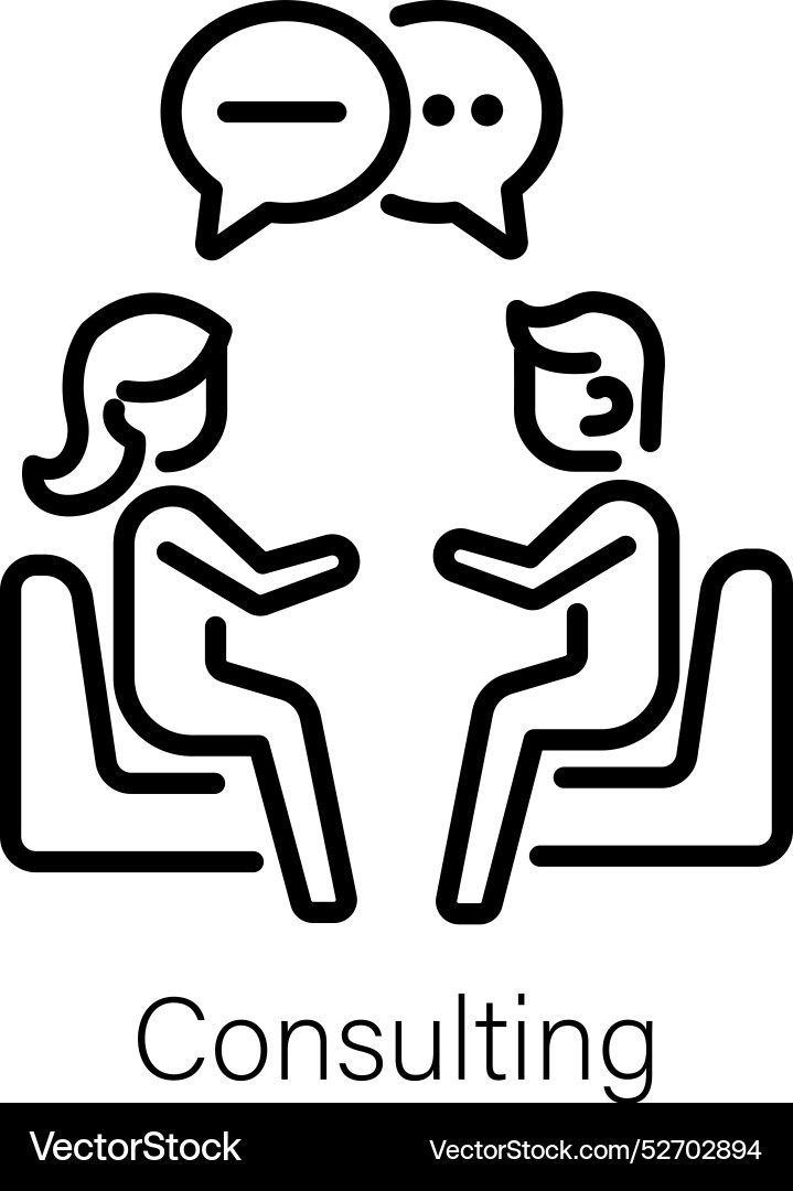 Consulting Royalty Free Vector Image - VectorStock