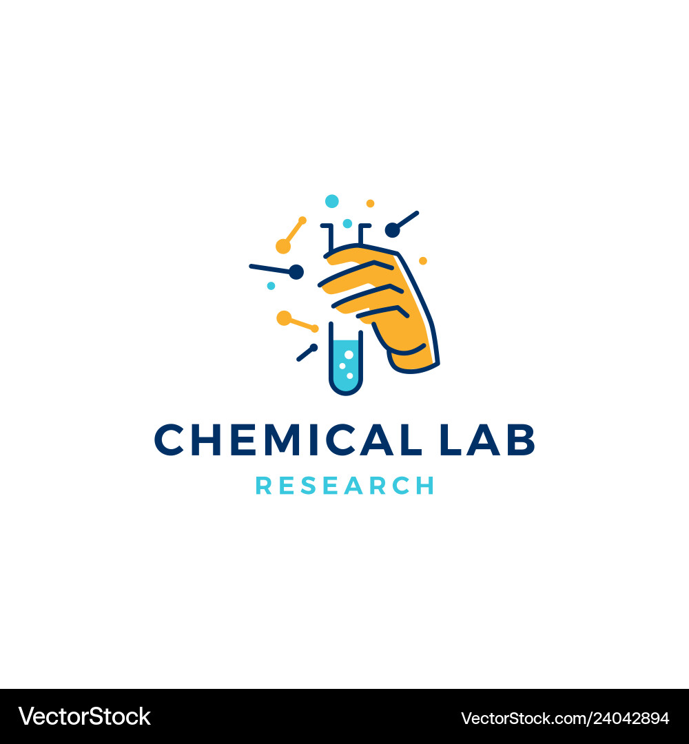 Laboratory Glassware Hold Icon Royalty Free Vector Image