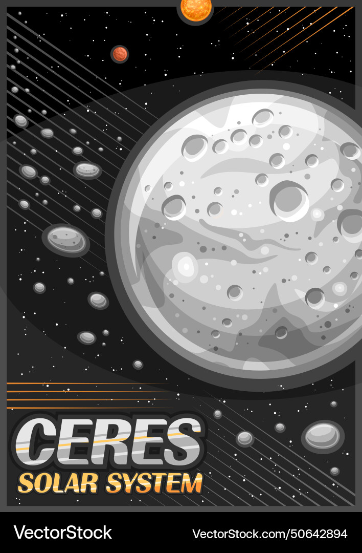 Poster for ceres Royalty Free Vector Image - VectorStock