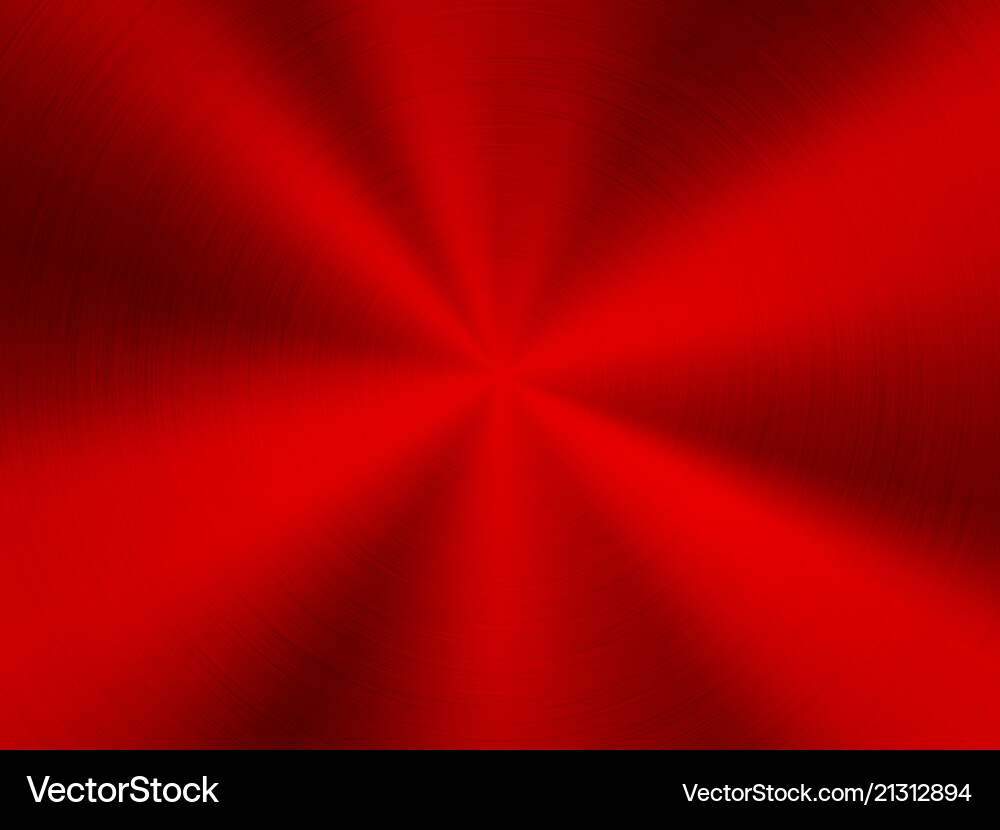 Red technology metal background Royalty Free Vector Image
