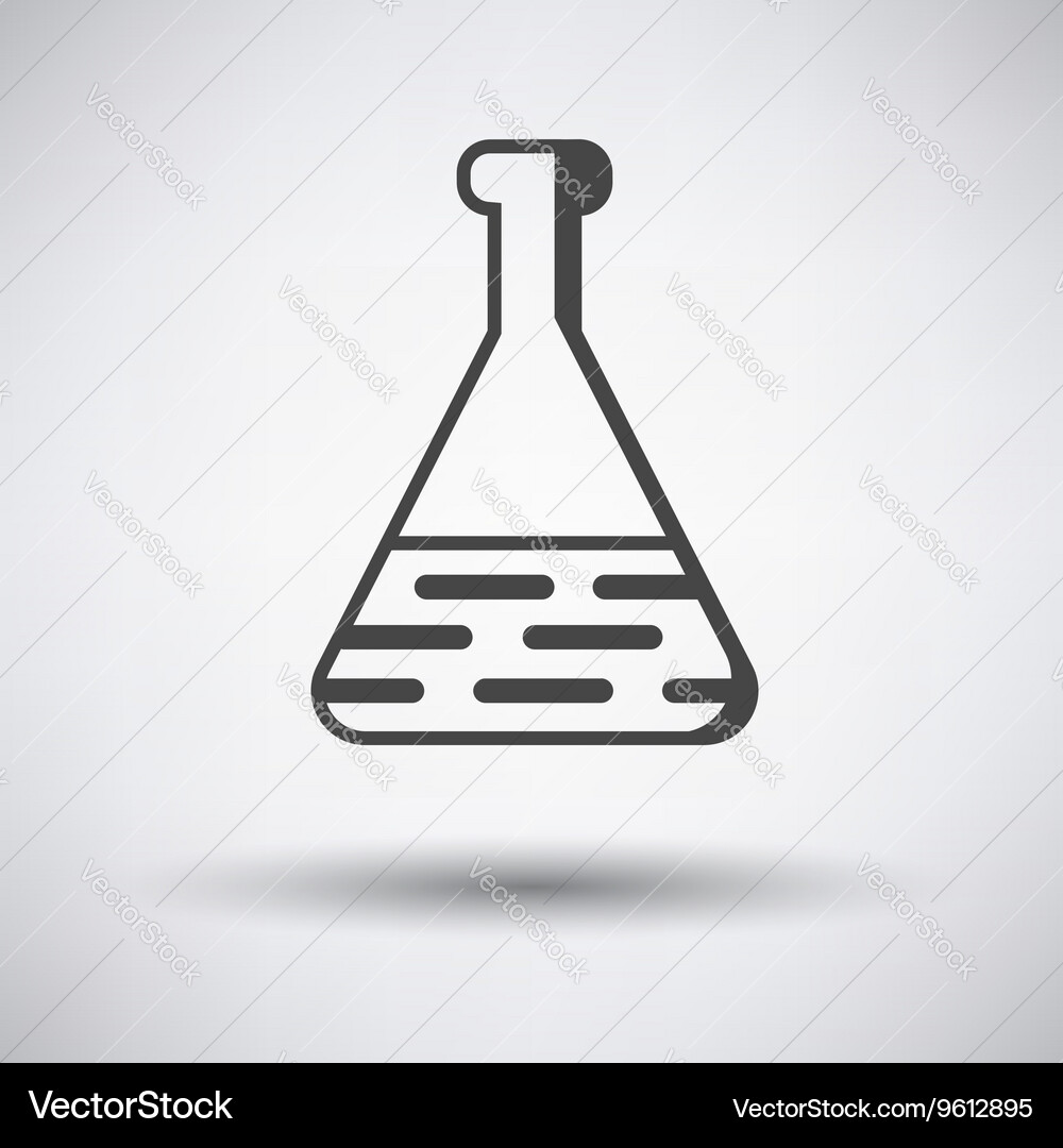 Medical flask icon Royalty Free Vector Image - VectorStock