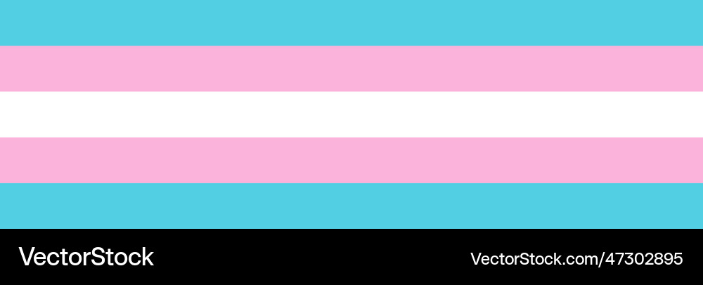 Transgender Pride Flag Royalty Free Vector Image