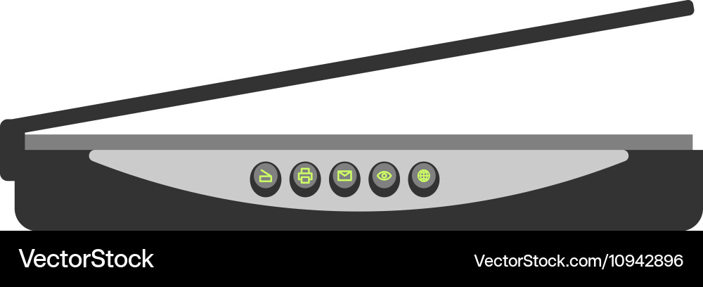 Wi-fi modem router isolated Royalty Free Vector Image