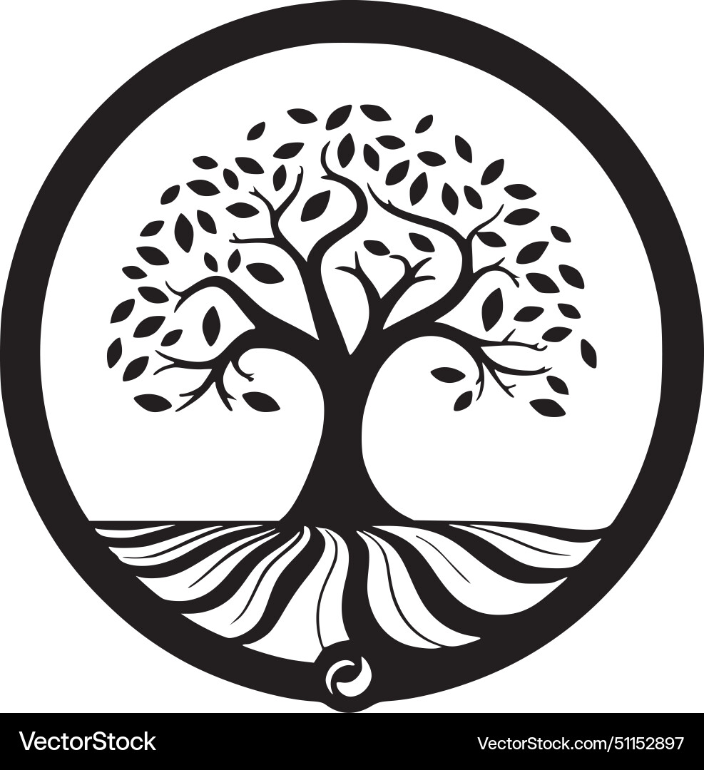 Tree - high quality logo - ideal for t-shirt Vector Image