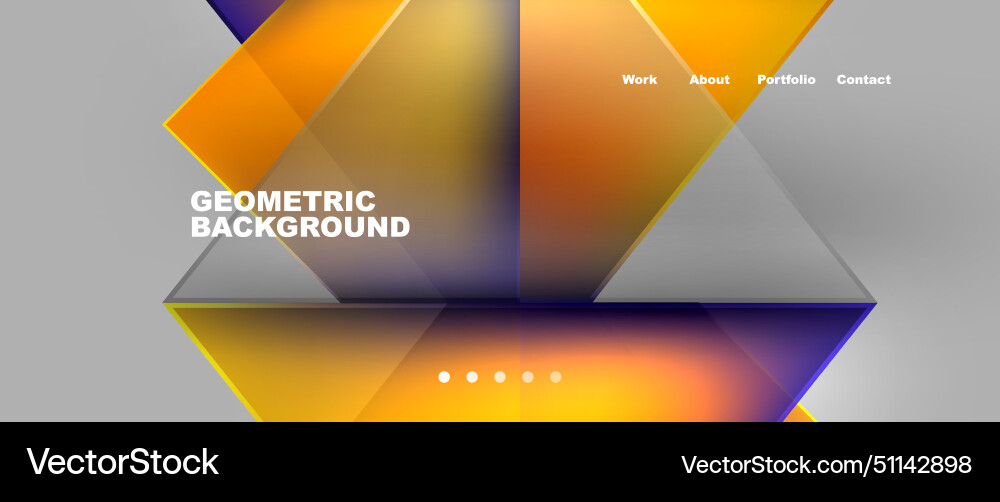 Flowing bright neon gradients geometric abstract Vector Image