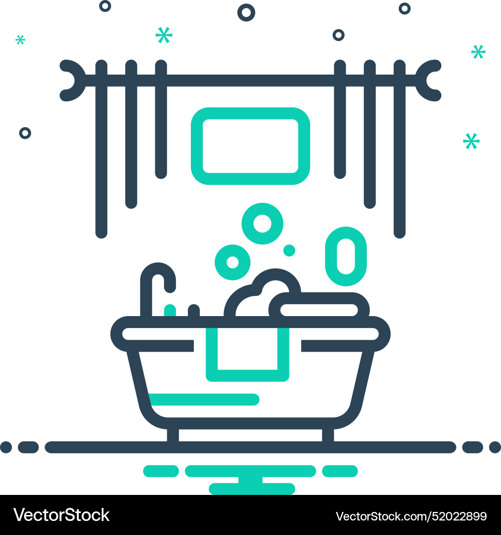 Bathing Royalty Free Vector Image - VectorStock