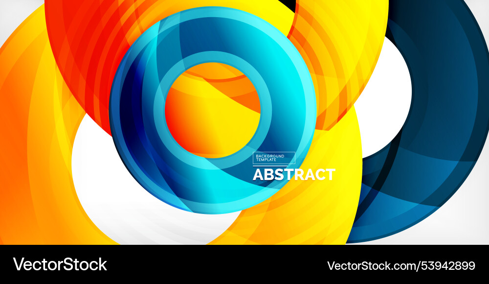 Circles round elements ring shapes premium Vector Image